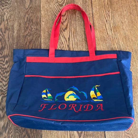 Bags | Giant Florida Tote Bag | Poshmark